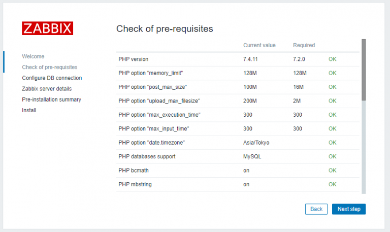 Zabbix インストール CentOS7 yum編 | サーバーレシピ
