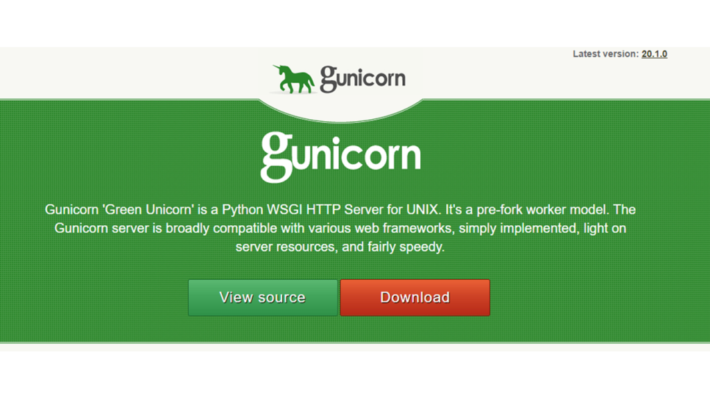 Python APサーバー、Gunicorn | サーバーレシピ